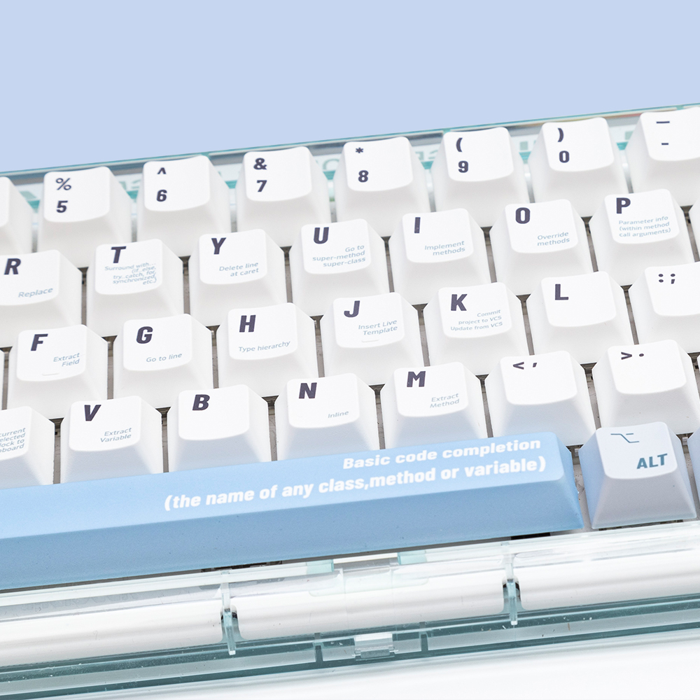 Black Programmer-996 Keycaps 133-key PBT Set Cherry Profile Keycaps ...