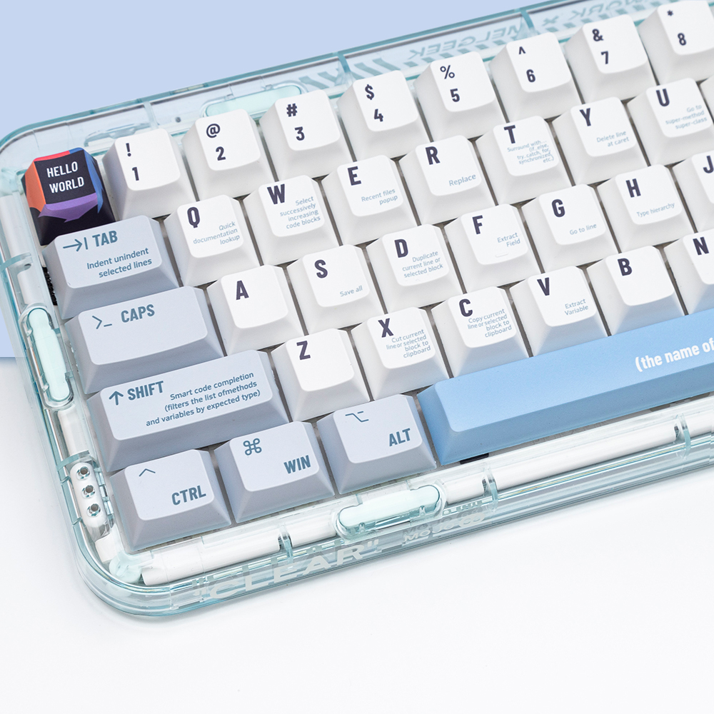 Black Programmer-996 Keycaps 133-key PBT Set Cherry Profile Keycaps ...