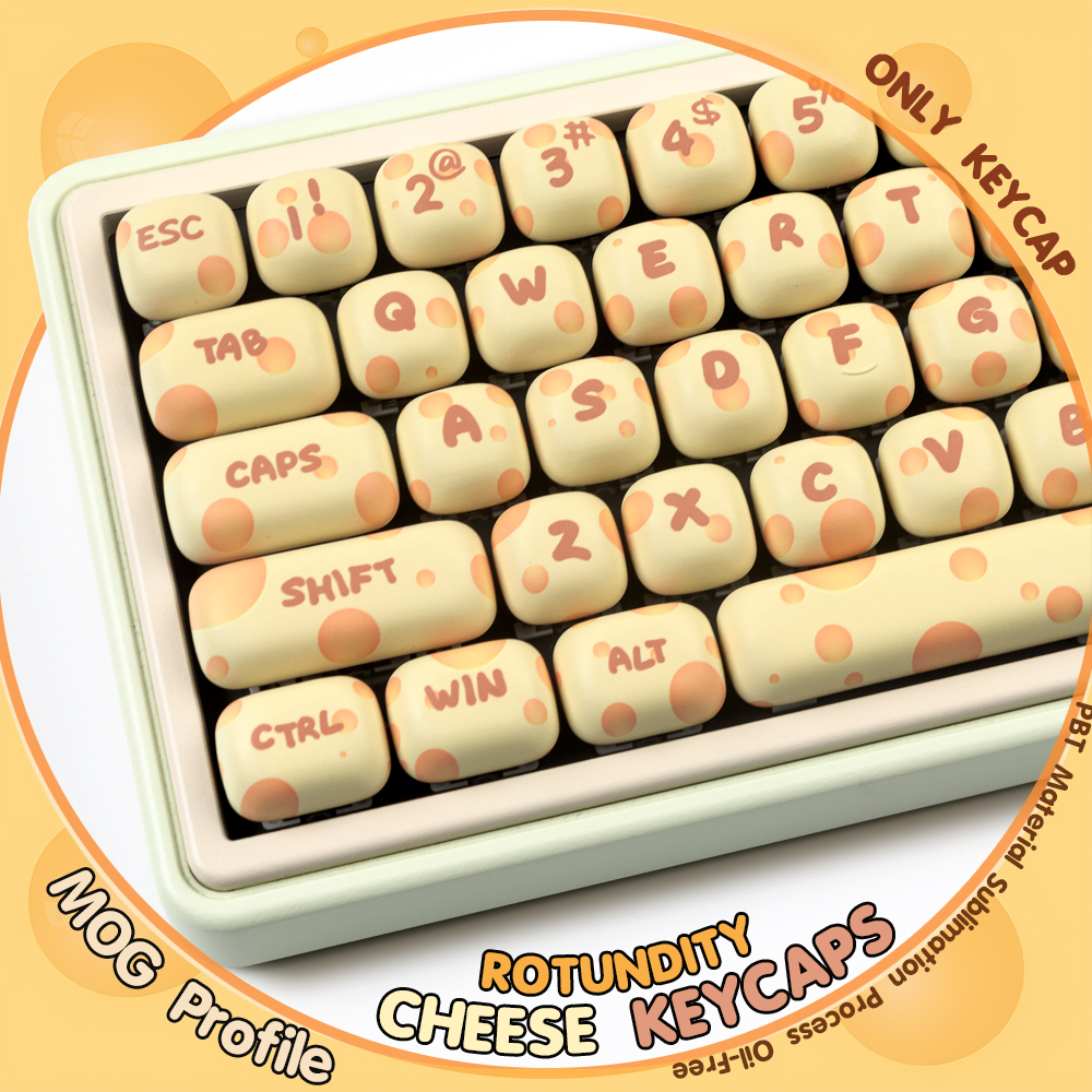 Green Dessert Story MOG Profile 138Keys/Set Keycaps PBT Dye-Sublimation ...
