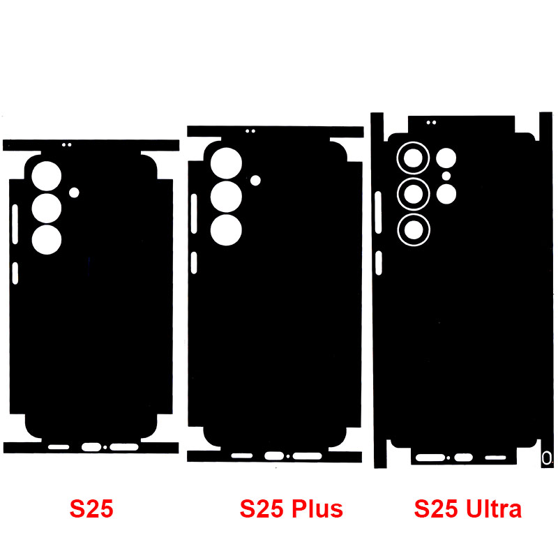 3D Carbon Fiber Skin Grain Full Body Phone Sticker For SAMSUNG GALAXY ...