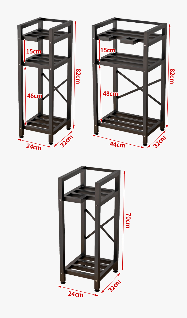 KEVE 2/3 Layers Water Rack Stand Water Container Rack Stand Water ...