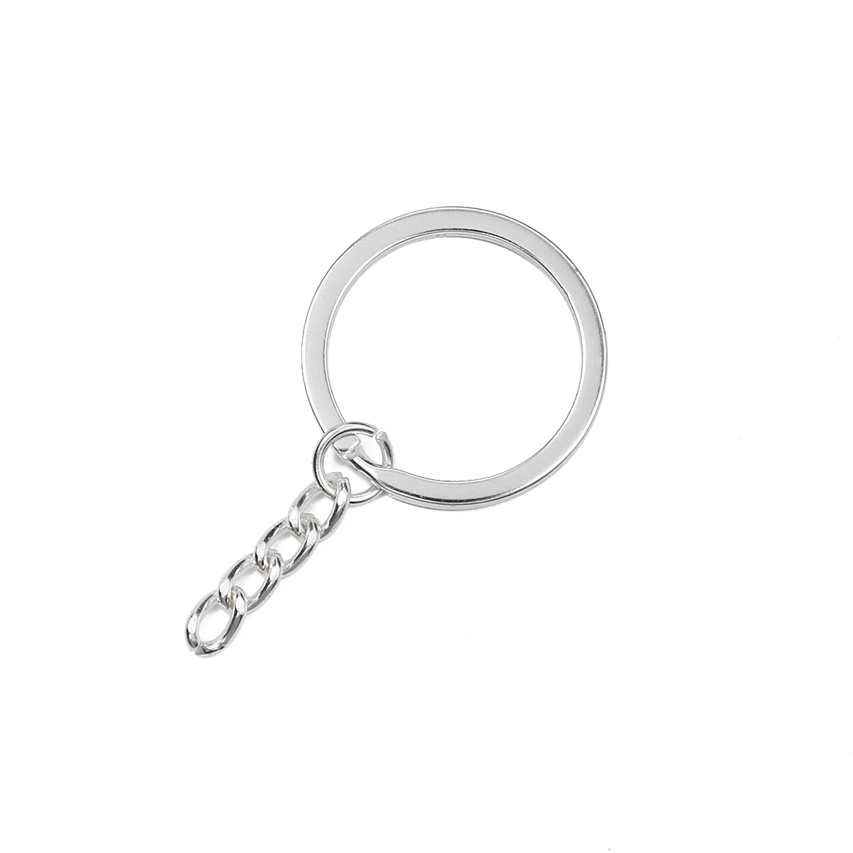 10mm Gold Brass Key Chain Rings - Bulk 50/100pcs DIY Jewelry Making ...