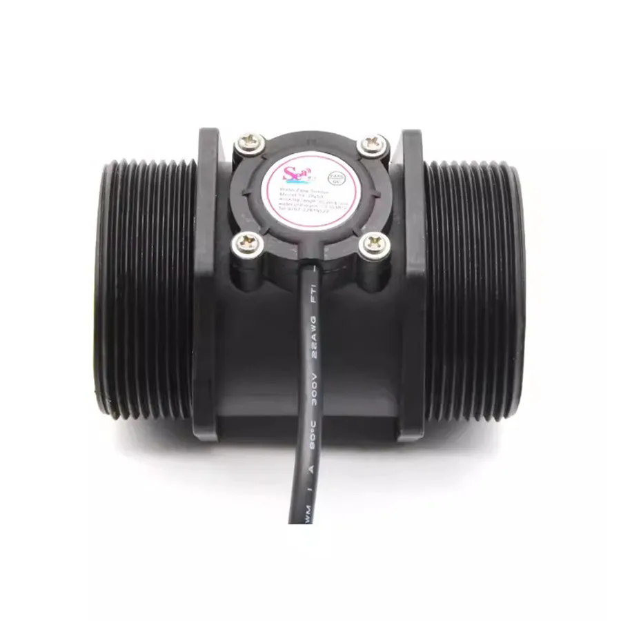 5-200L/MIN YF-DN40 1-1/2 Inch YF-DN50 2 Inch Water Flow Sensor Turbine Flow Meter Hall Sensor ...
