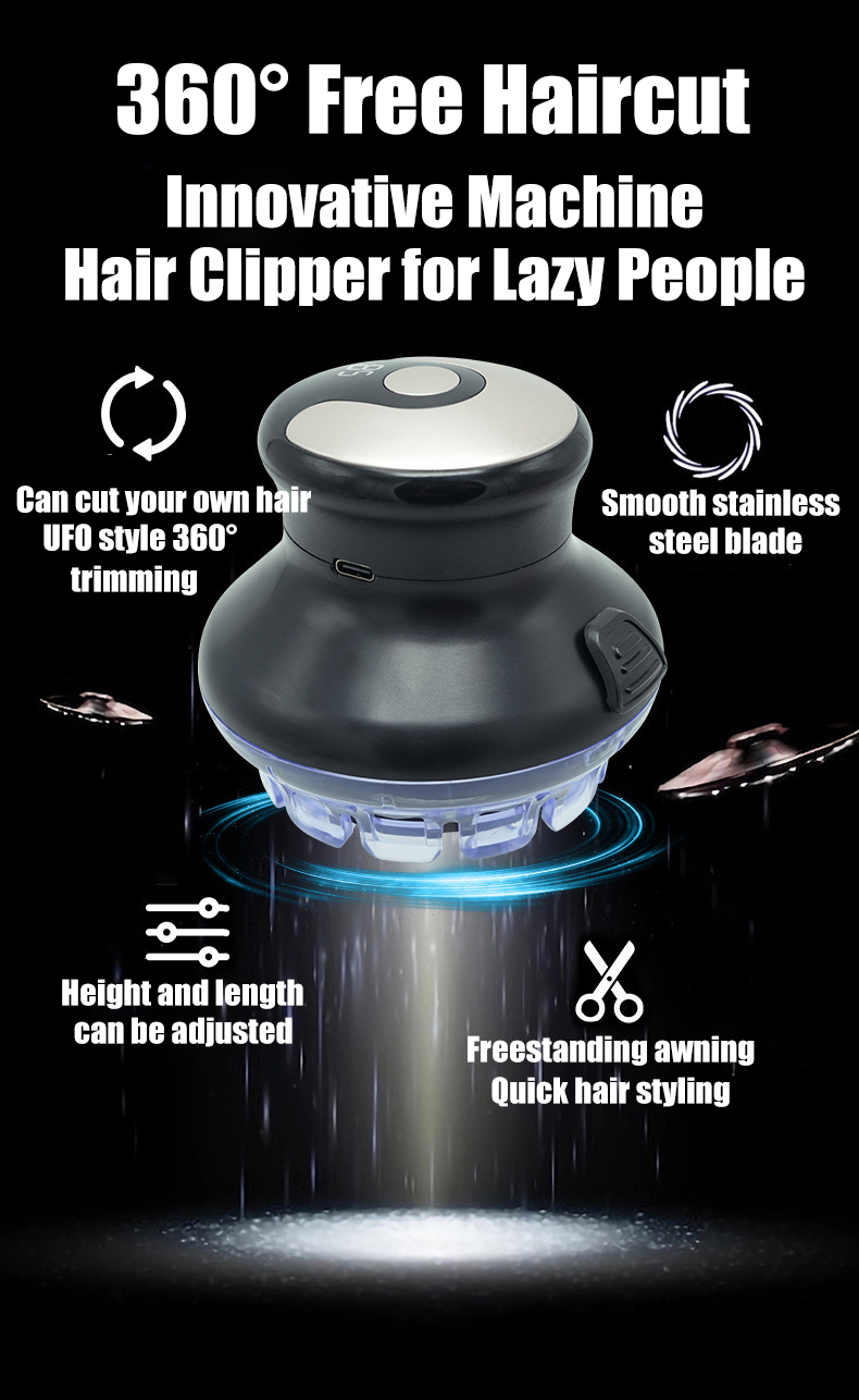 One minute haircut hair clipper Easy haircut with one hand clipper for ...