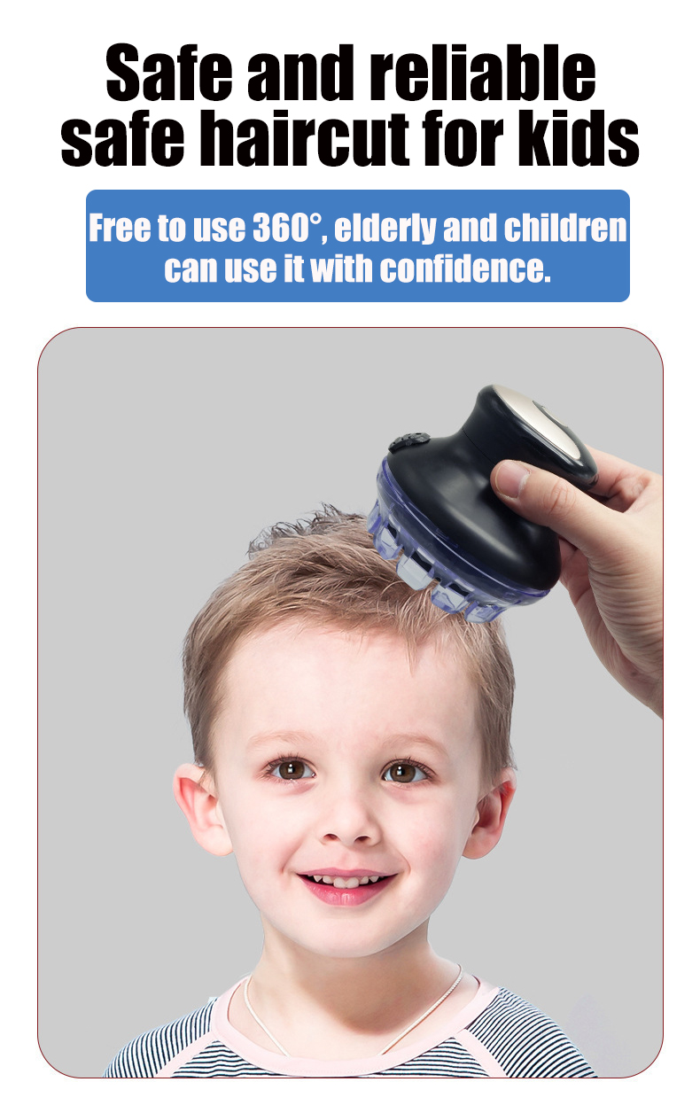 One minute haircut hair clipper Easy haircut with one hand clipper for ...