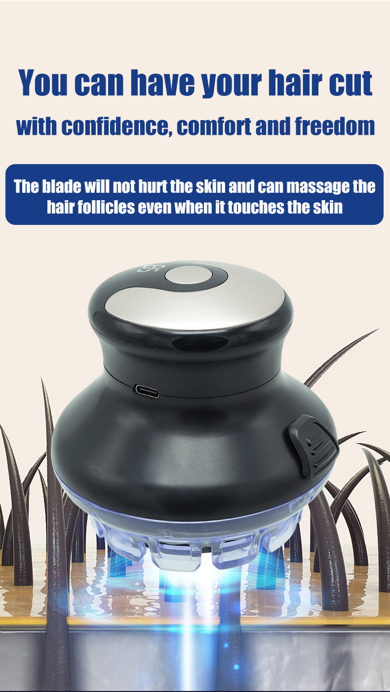 One minute haircut hair clipper Easy haircut with one hand clipper for ...