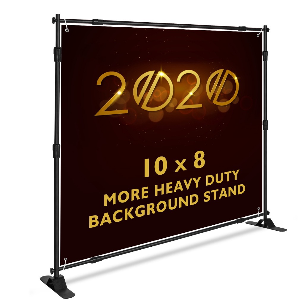 Universal telescopic photographic background display stand adjustable ...