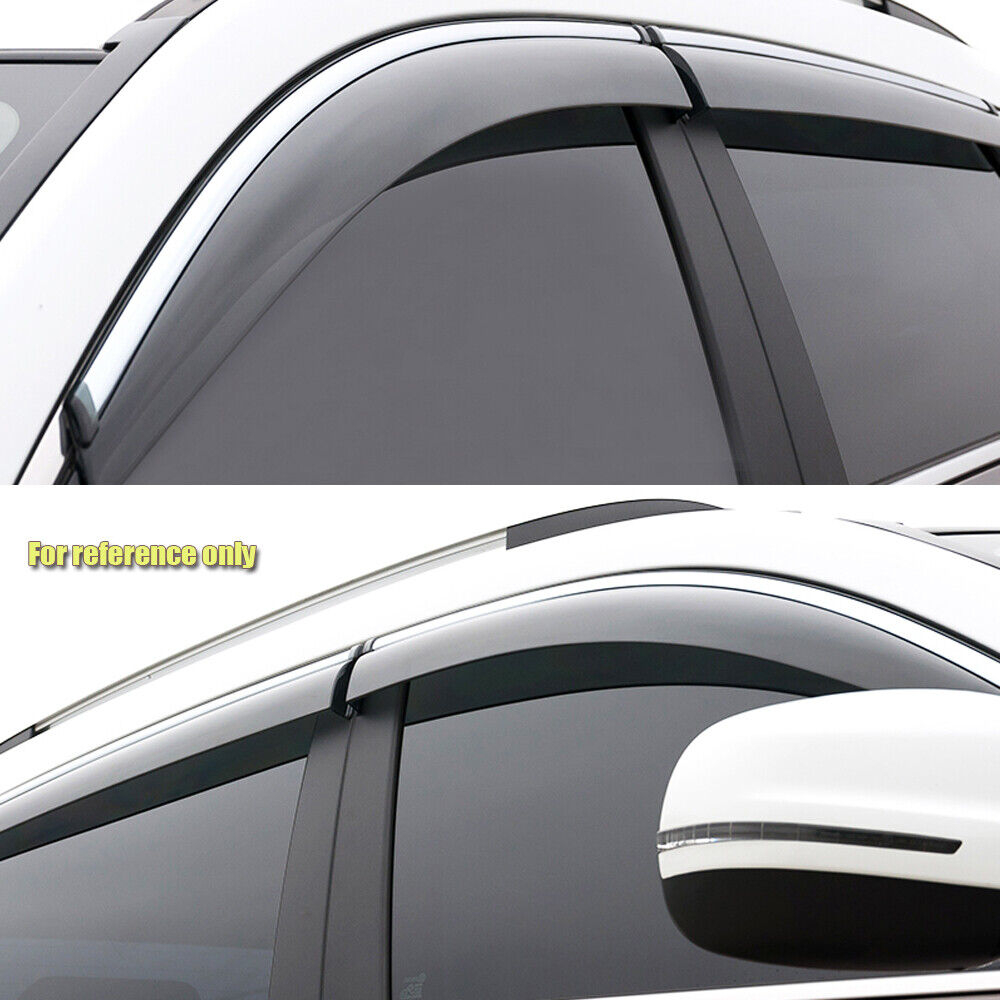 Carstorm 4Pcs Rain Visor For Mitsubishi Mirage G4 2012-2024 Xpander ...