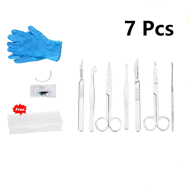 Dissecting kit set for frog 4/7Pcs Animal dissector Stainless ...