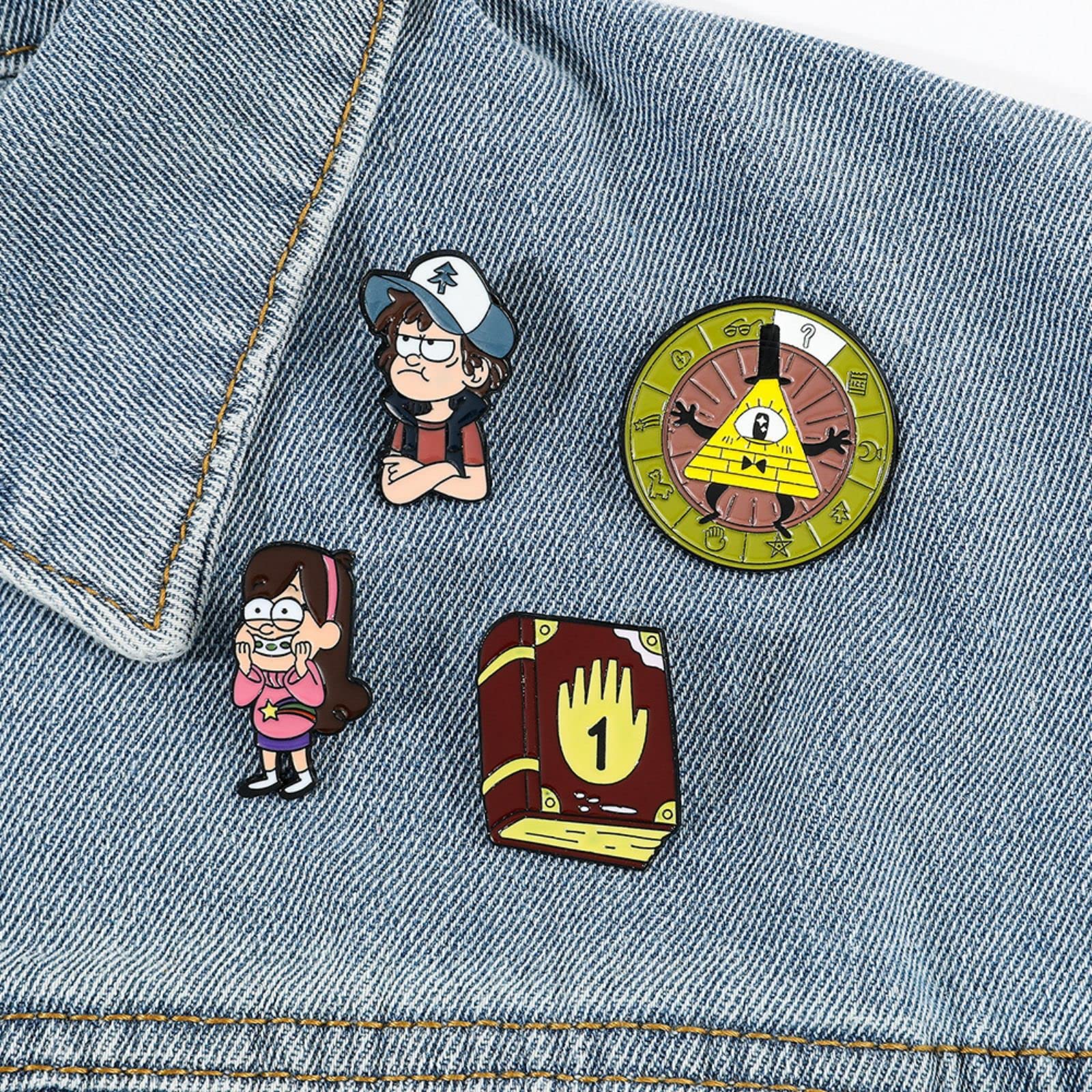 Enamel Pin - Cartoon Character Brooch, Custom Backpack Jewelry for ...