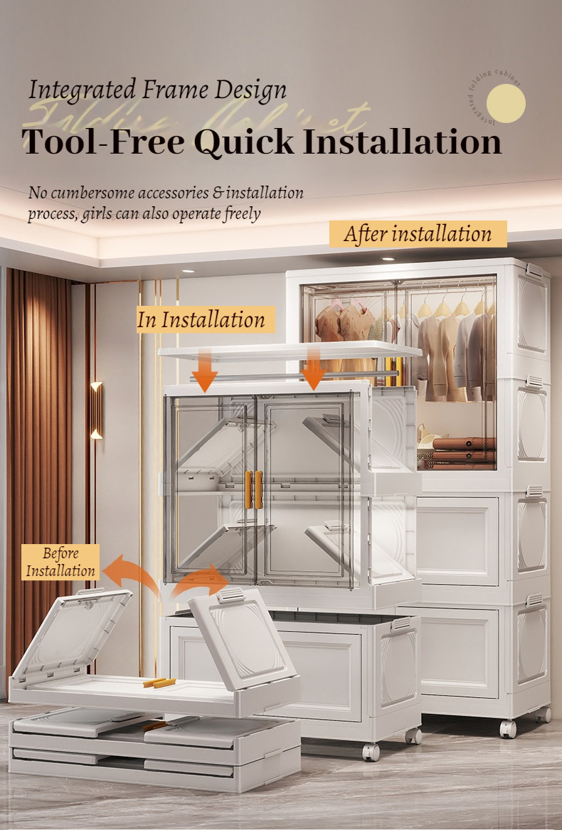 Durabox Plastic Cabinet Drawer Storage Box with Wheels - Home Organizer ...