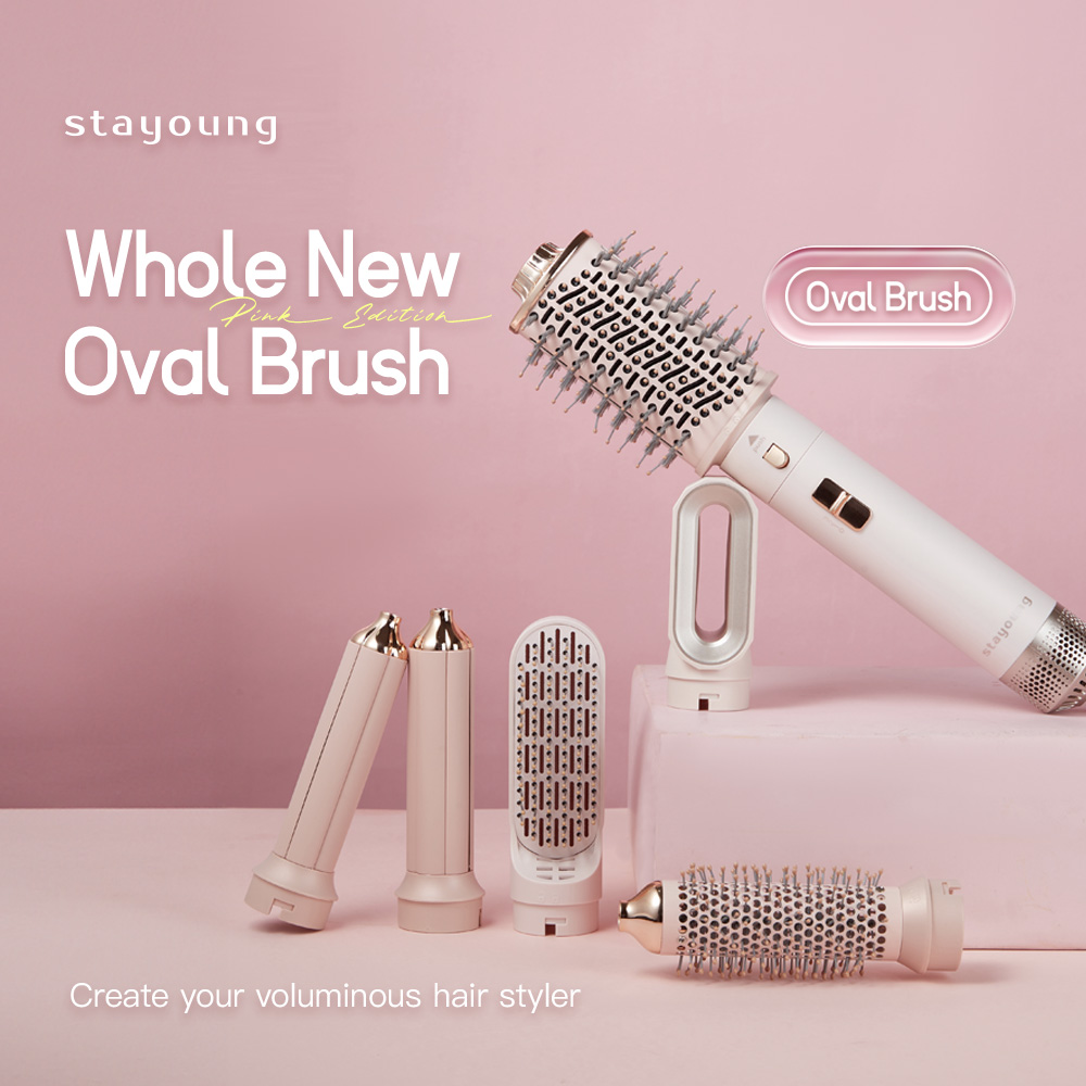 【6in1】STAYOUNG 6 in 1 Hair Styler C1 Pro Max Golden Pink ...