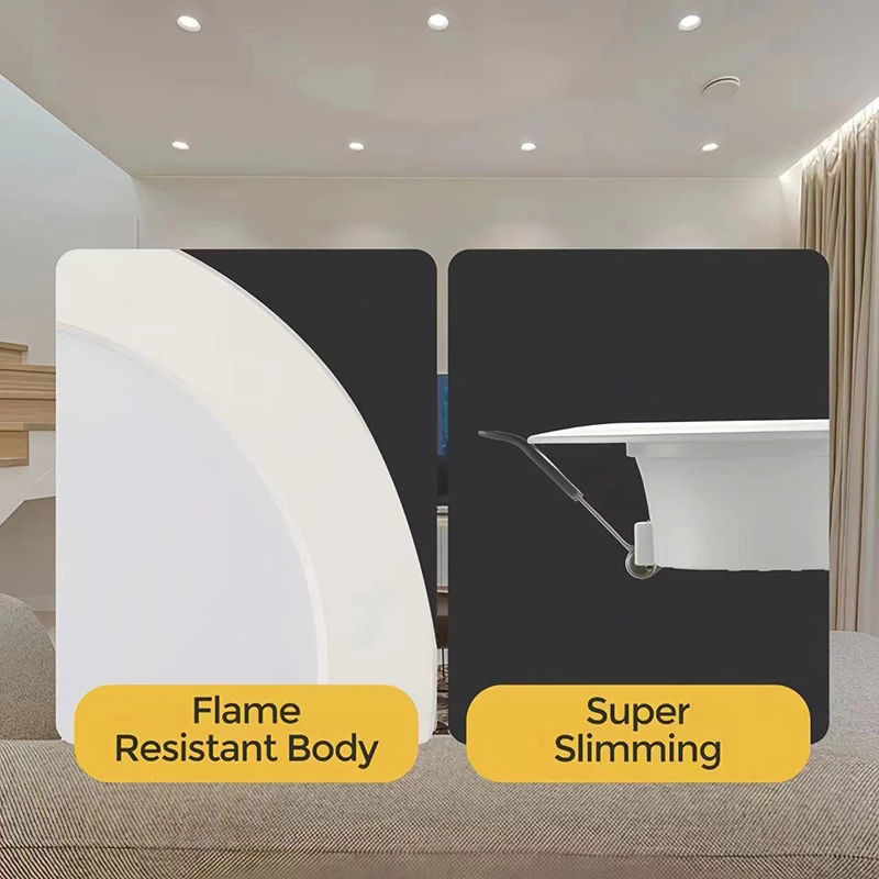 Plastic LED Panel Light 7W 9W 12W 18W Ultra-thin LED Recessed Ceiling ...