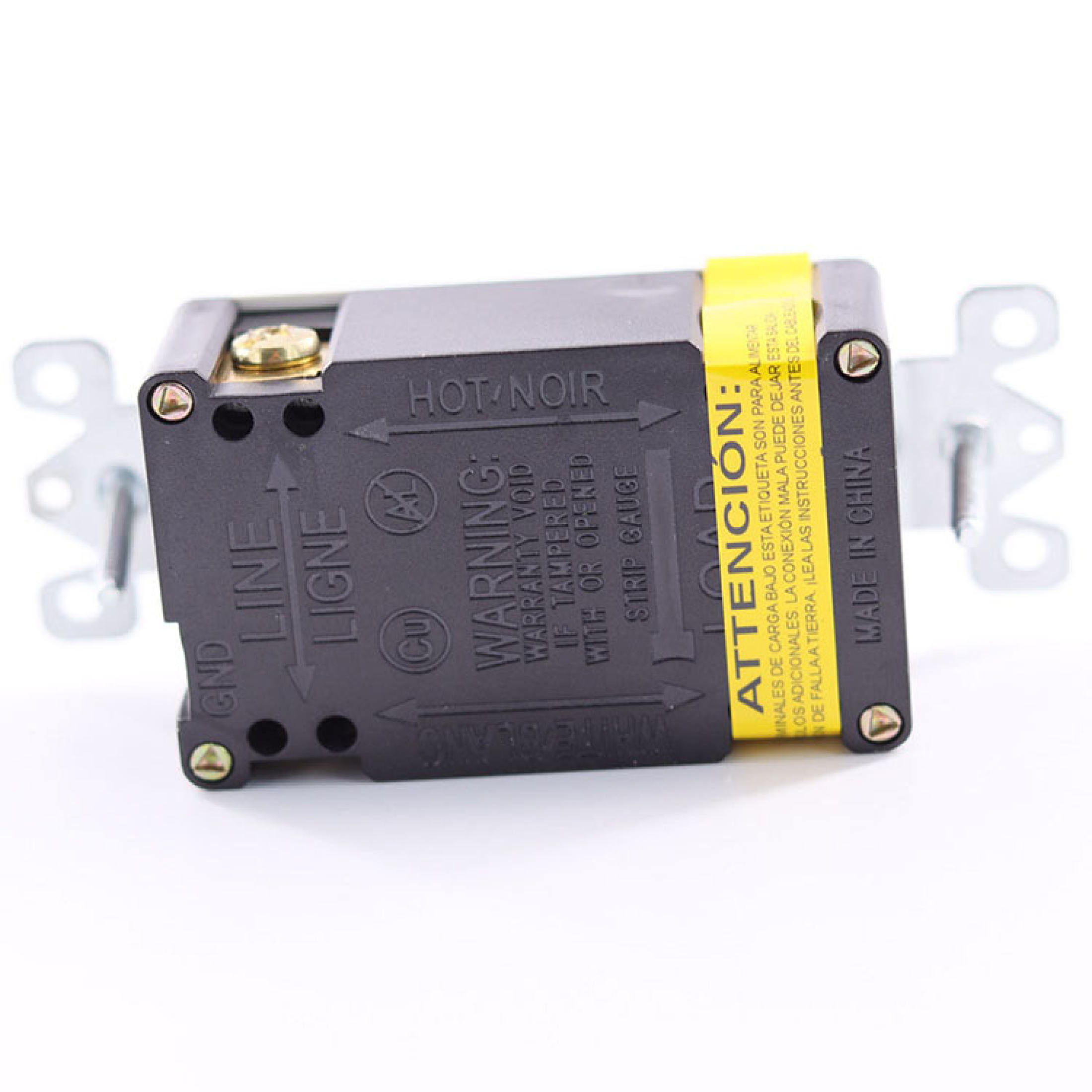 2-Gang GFCI Duplex Safety Outlet 20A 220v Universal Outlet With Ground ...