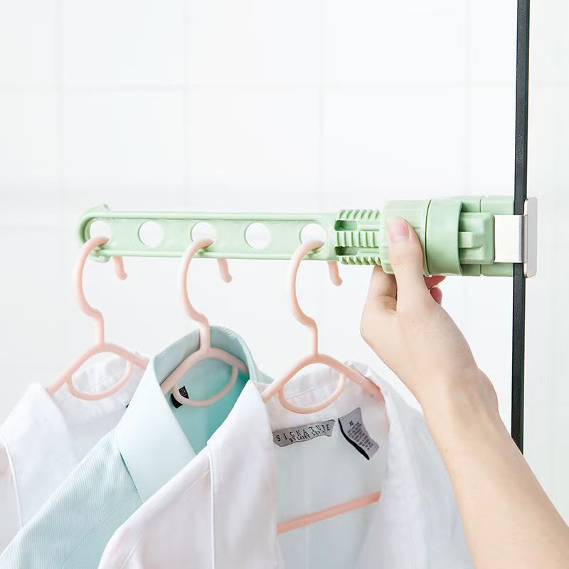 TIDY Portable Hanger For Clothes 5 Hole Hanging Drying Rack Window ...