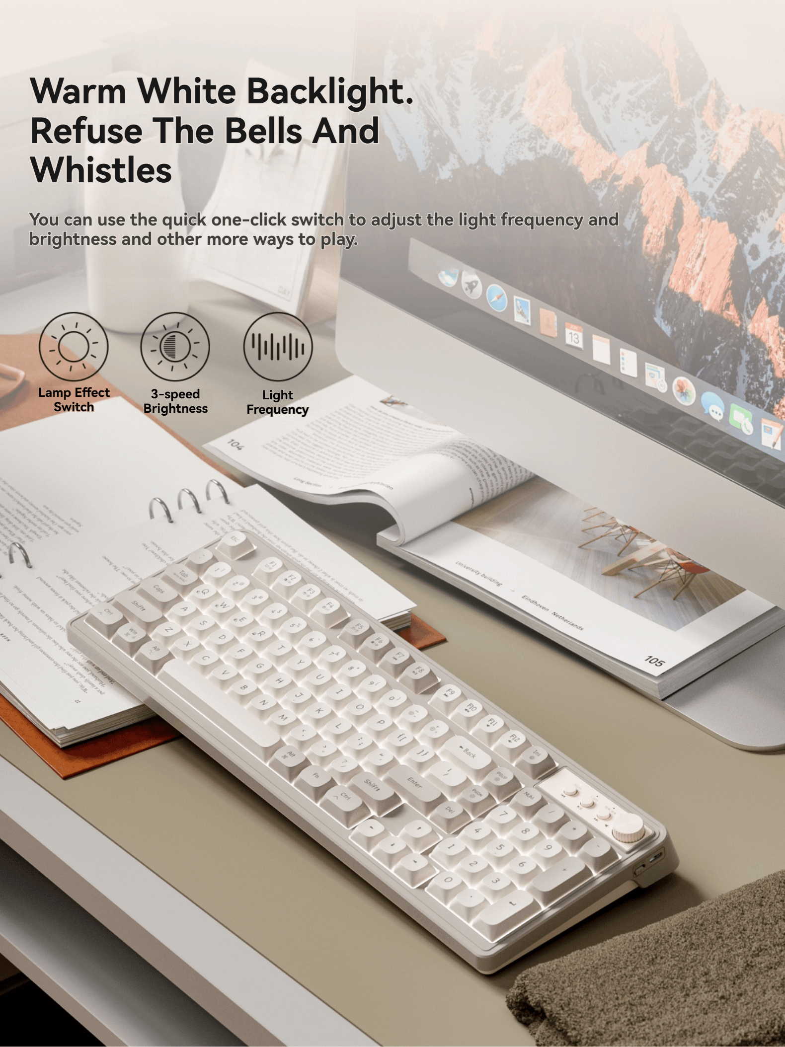 【Fast Shipping】 V1 Bluetooth Wireless Keyboard Mouse White Light ...