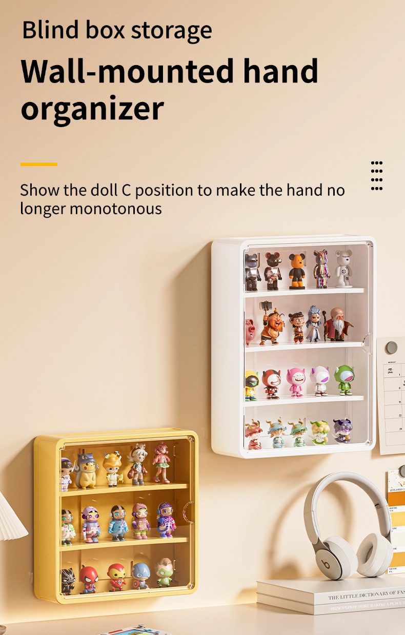 【COD】Popmart Acrylic Display Case Rack Wall Mounted Display Storage Box ...