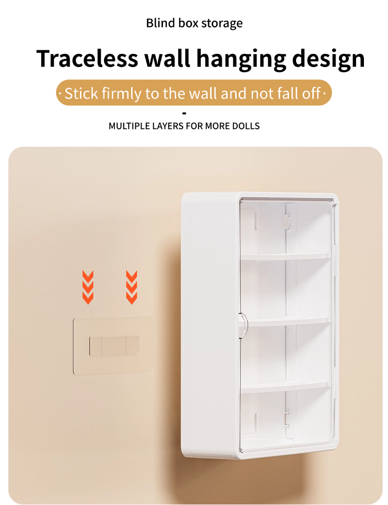 【COD】Popmart Acrylic Display Case Rack Wall Mounted Display Storage Box ...