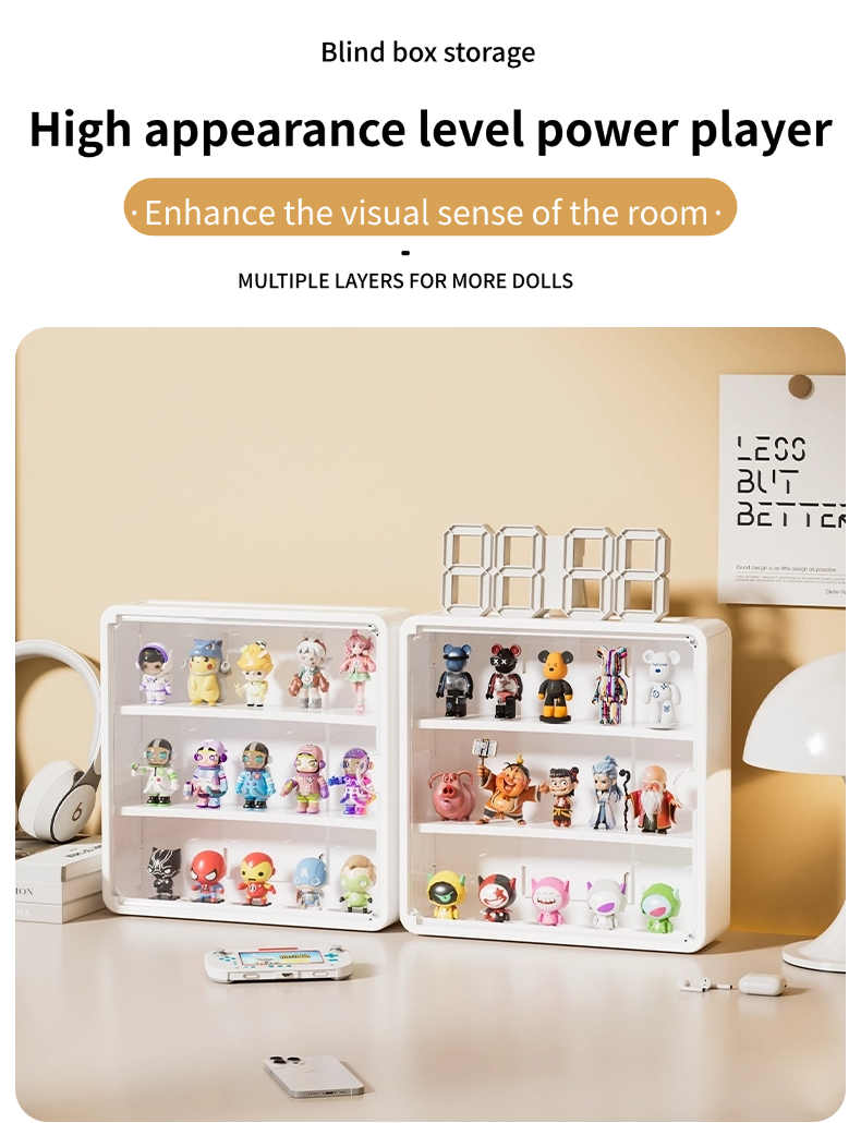 【COD】Popmart Acrylic Display Case Rack Wall Mounted Display Storage Box ...