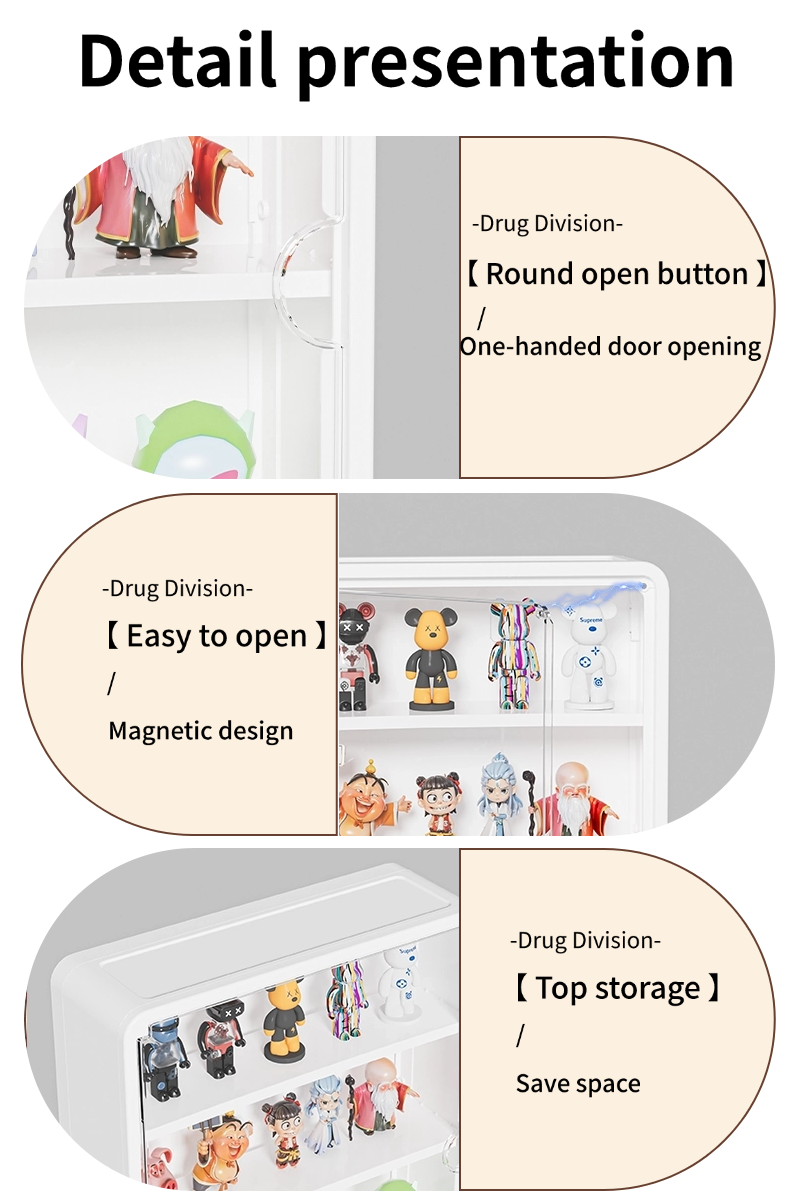 【COD】Popmart Acrylic Display Case Rack Wall Mounted Display Storage Box ...