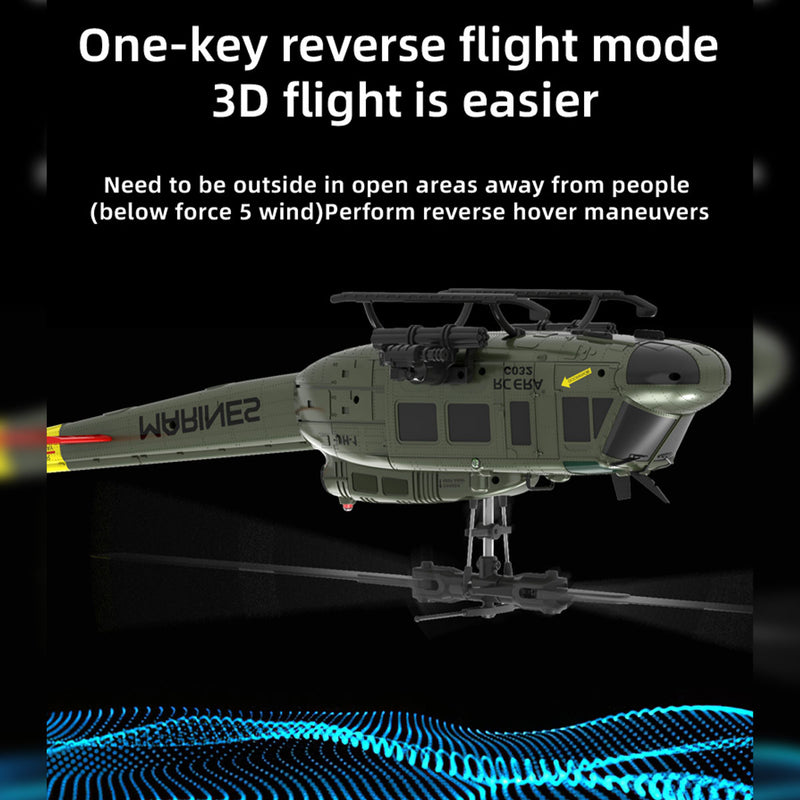 Ready Stock RC ERA C032 UH-1 Huey 1/48 Scale RC Helicopter 2.4G 6CH 6 ...