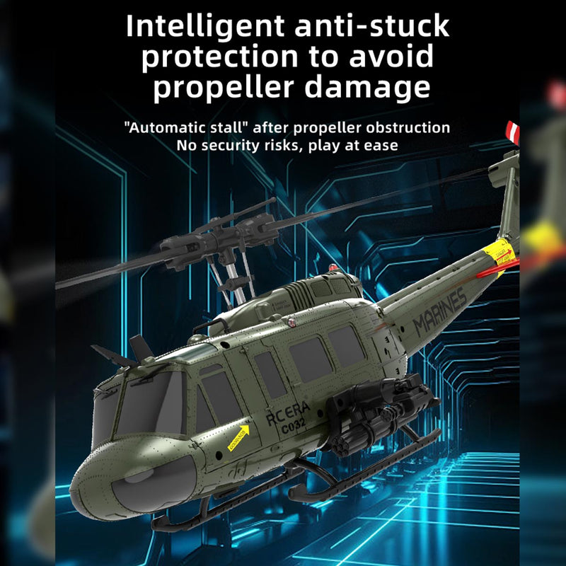 Ready Stock RC ERA C032 UH-1 Huey 1/48 Scale RC Helicopter 2.4G 6CH 6 ...