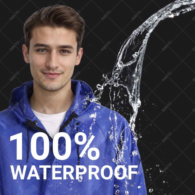RARITO Raincoat for Men Waterproof Reflective Adult kapote Rain Coat ...