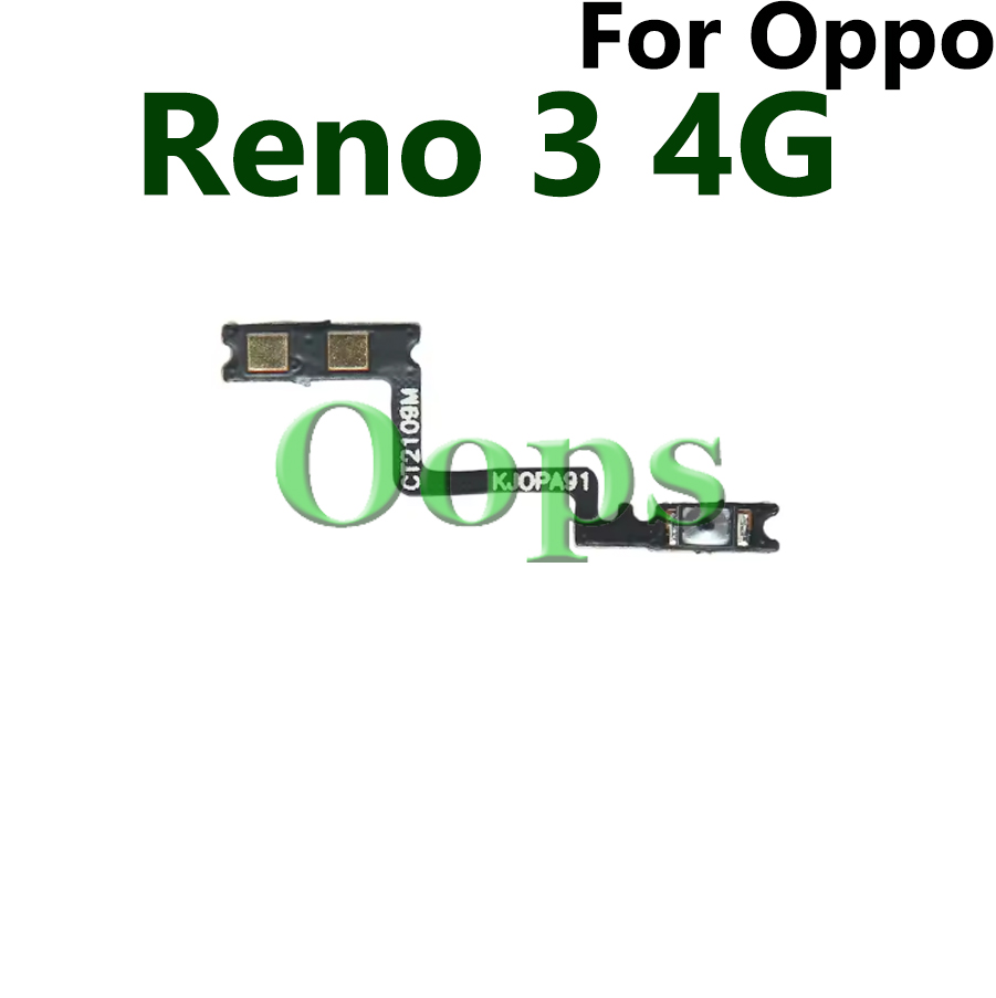 For OPPO Reno 3 4G Phone Switch Key Power On Off Volume up down Side ...