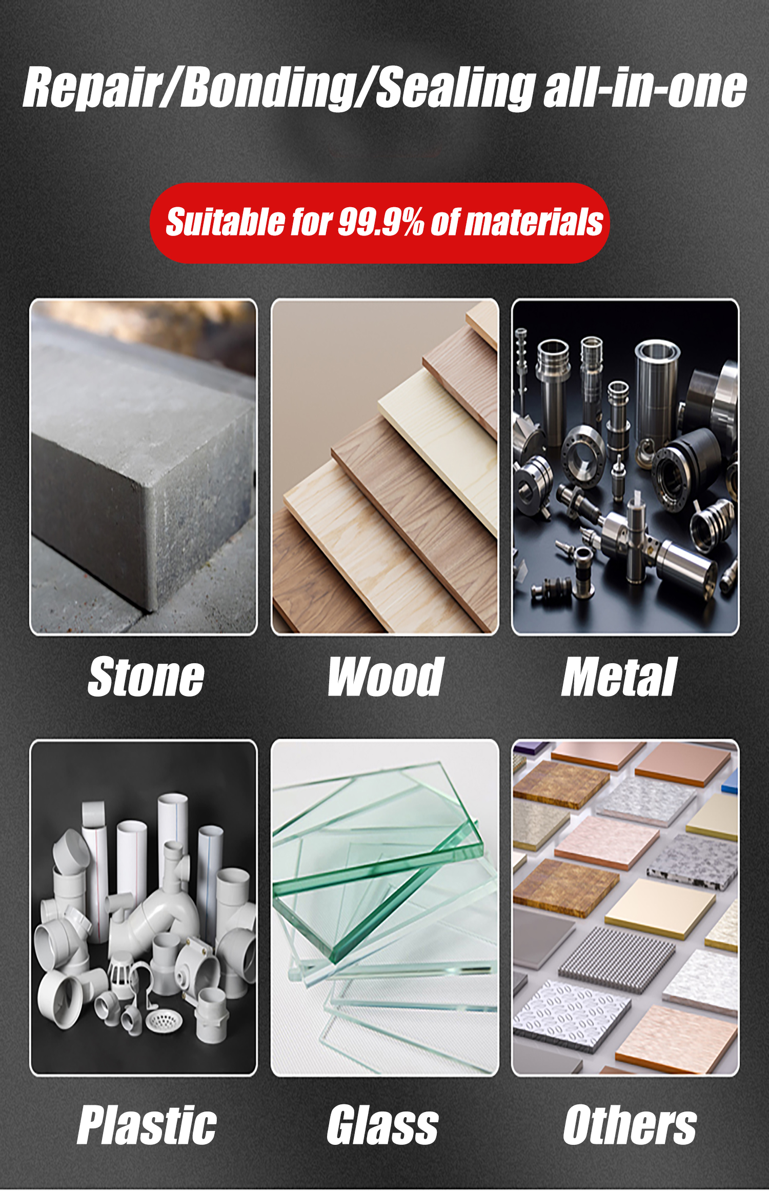 COD GOOTI General Purpose Epoxy Sealant Putty 100G Waterproof AB Glue ...