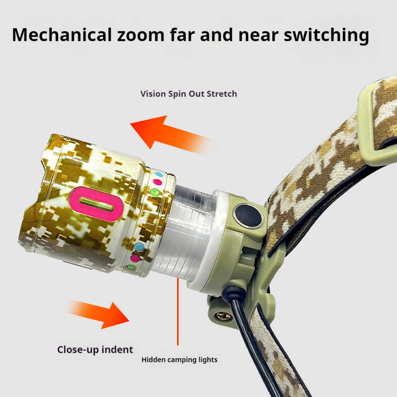 Outdoor new multifunctional gift 3 18650 batteries zoom long-range ...