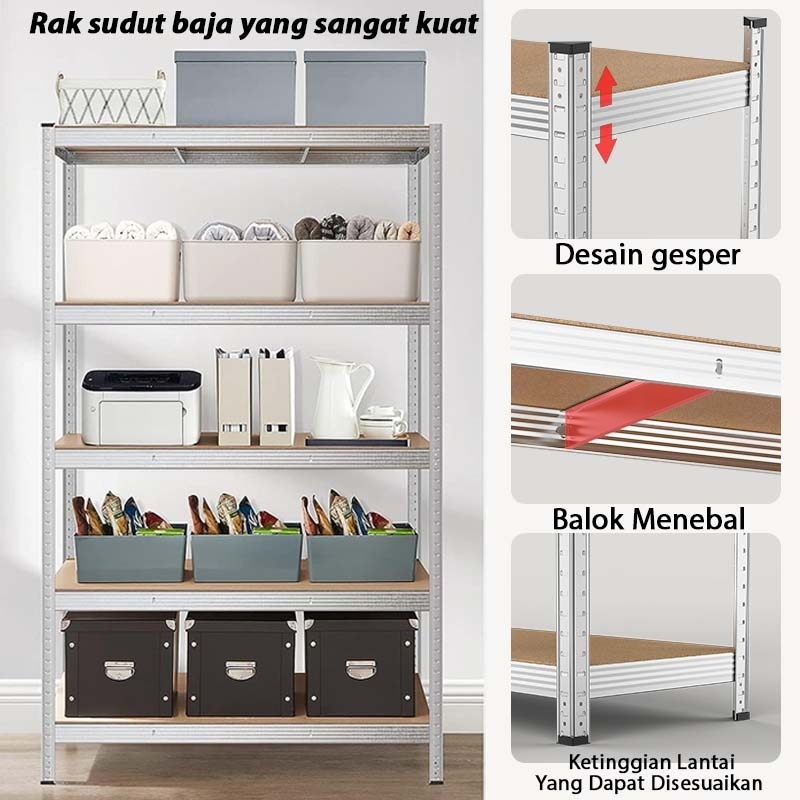 Metal Rack Boltless Steel Rack Adjustable Rack Galvanized 5L Stainless ...