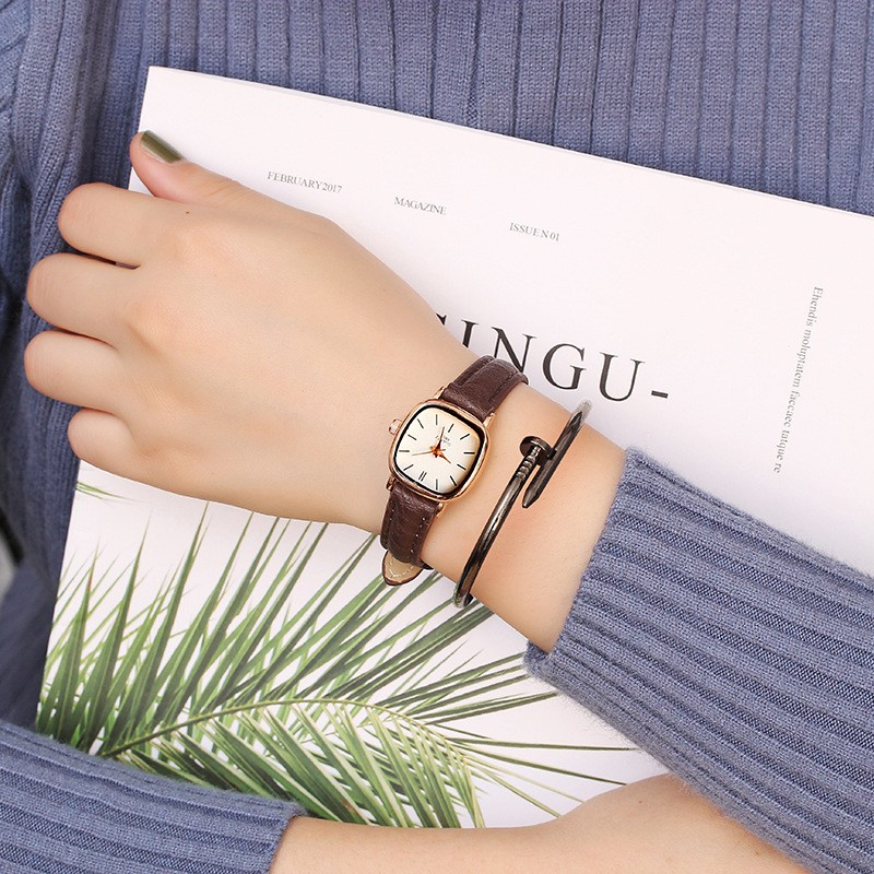 Elegant Minimalist Watch For Women - Slim Quartz Movement With Leather ...