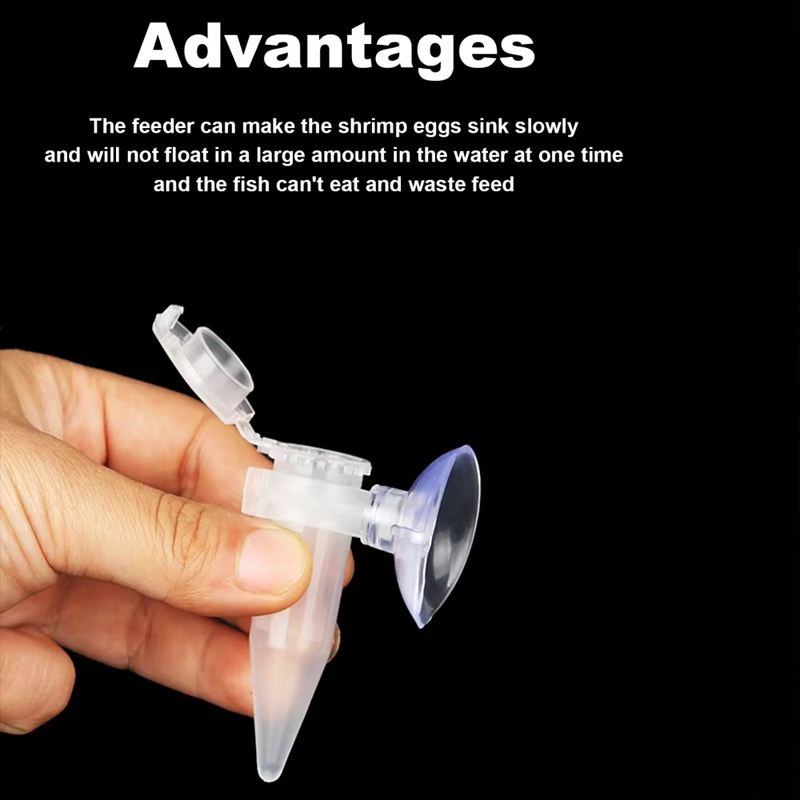 Mini Automatic Fish Feeder With Suction Ring Funnel Cup Fish Food Feed ...