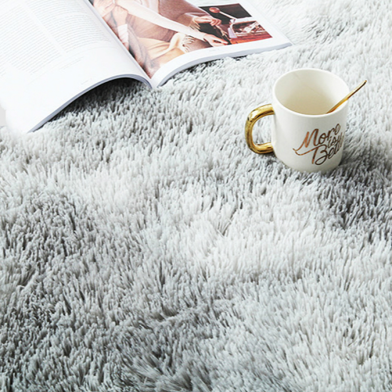 120x160cm/80x160cm 2 Tone Soft Fluffy Multicolor Rugs Bedroom Floor ...