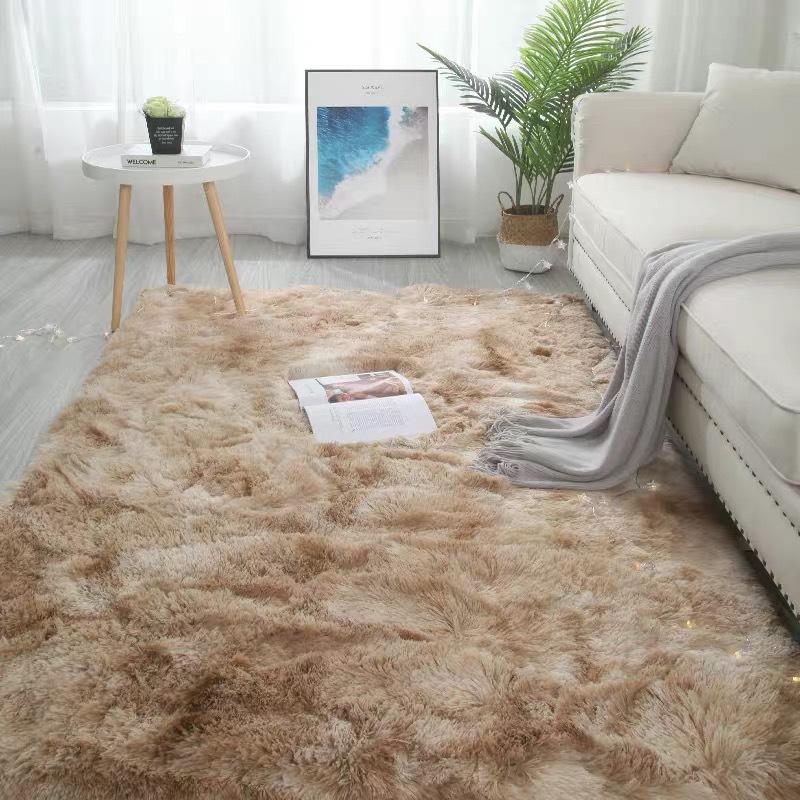 120x160cm/80x160cm 2 Tone Soft Fluffy Multicolor Rugs Bedroom Floor ...