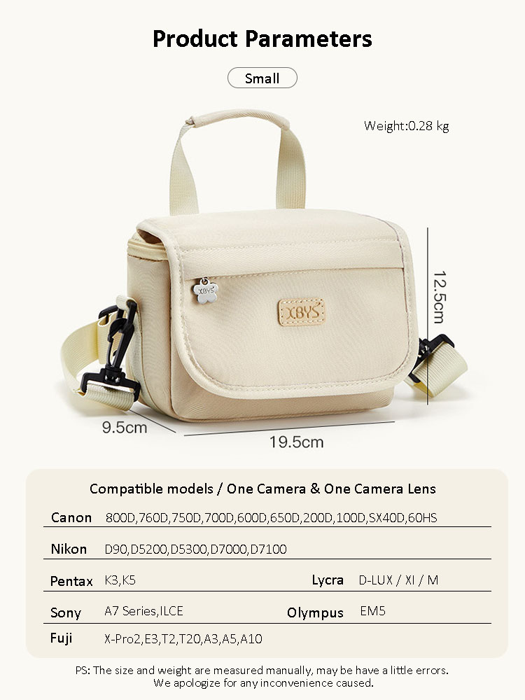 Women DSLR Shoulder Camera Bag Casual Crossbody Photography Bag Micro ...