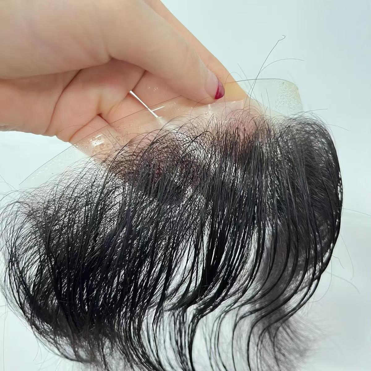 Hairline Fake hair Patch Invisible Traceless forehead hairline fake ...