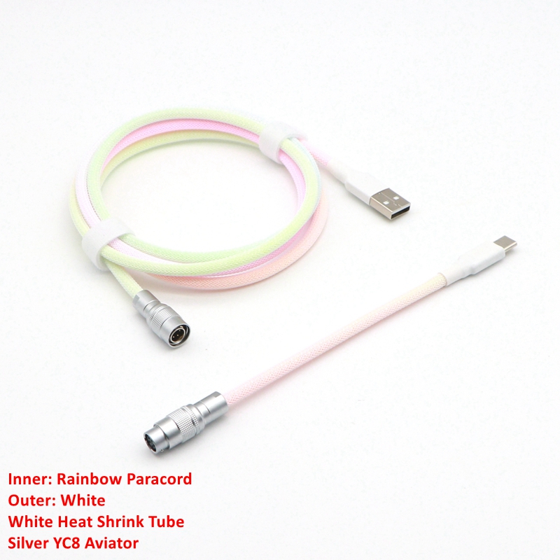 Hand Made USB-A to USB-C Mechanical Keyboard Cable With YC8 Aviator ...