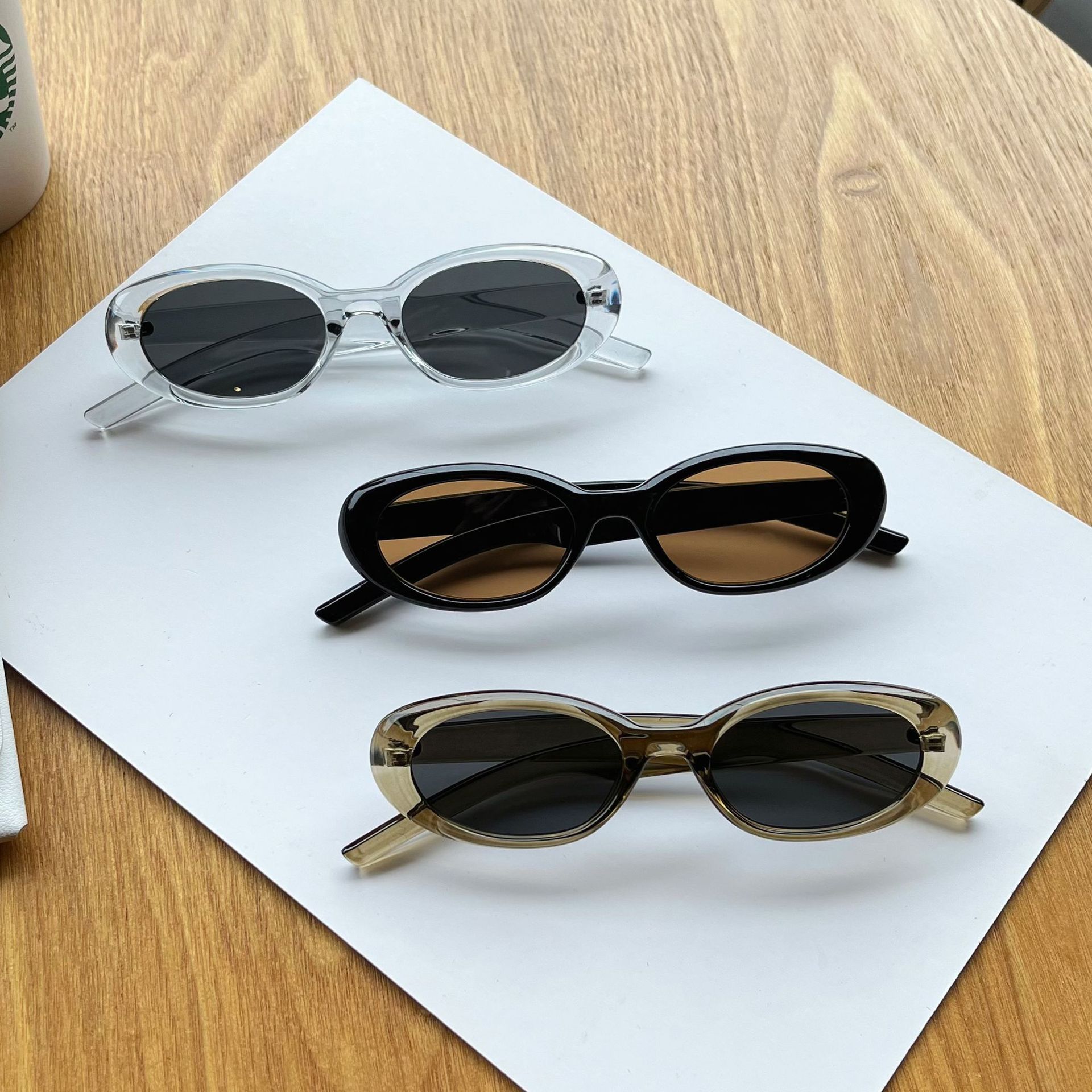 2025 New Gradient Lens Sunglasses - Korean UV400 Cat-Eye Shades for ...