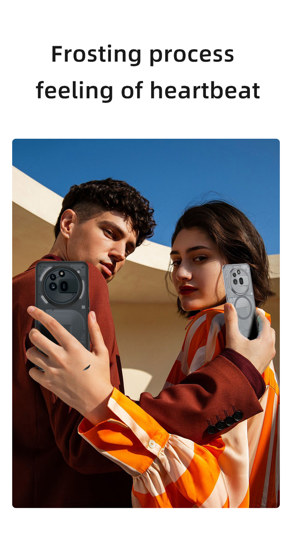 UFLAXE ICEY - For Nothing Phone 3a Pro Case - CLEAR ANTI-YELLOW Matte ...