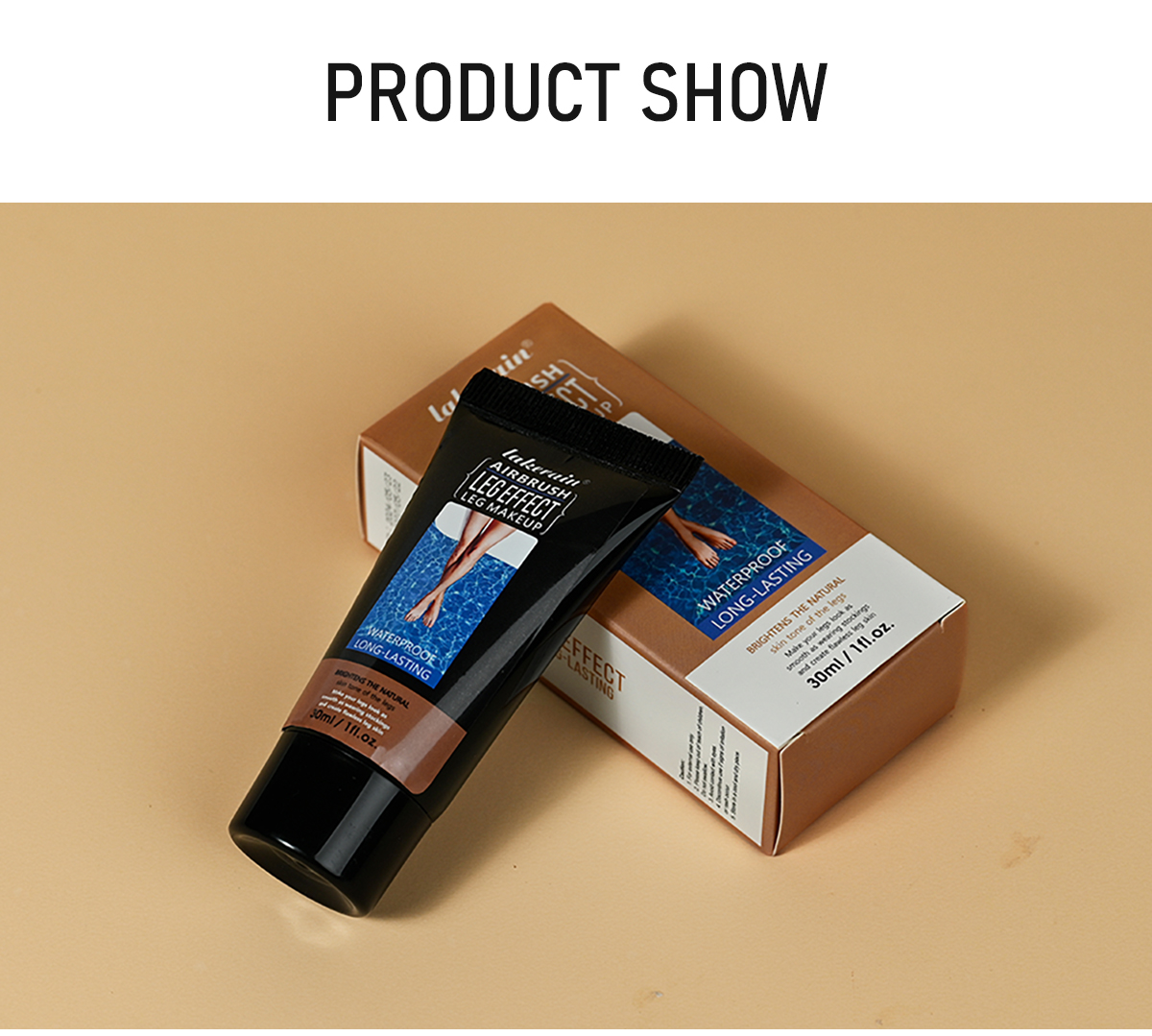 Lakerain Leg Makeup Concealer Waterproof Even Skin Tone Tanning Leg ...