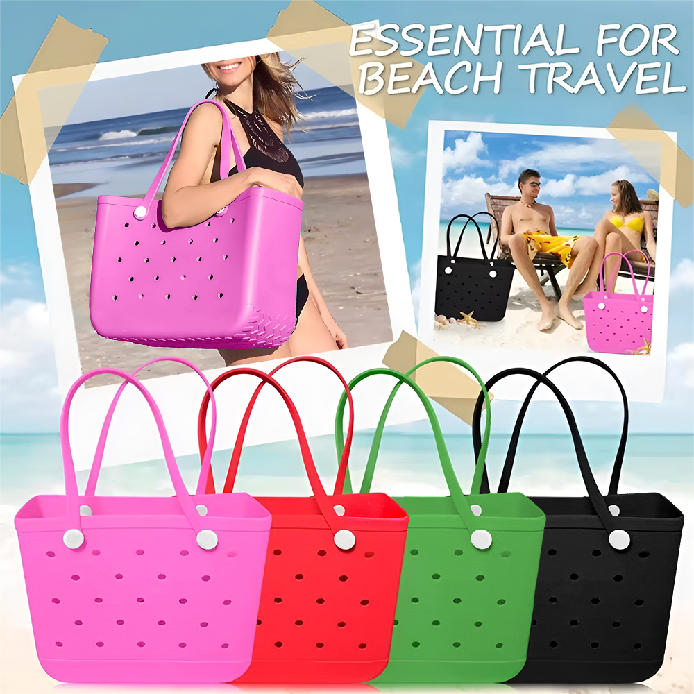 Waterproof EVA Rubber Tote Beach Bags for Women - Women's Advanced Handbags Large Tote Bags ...