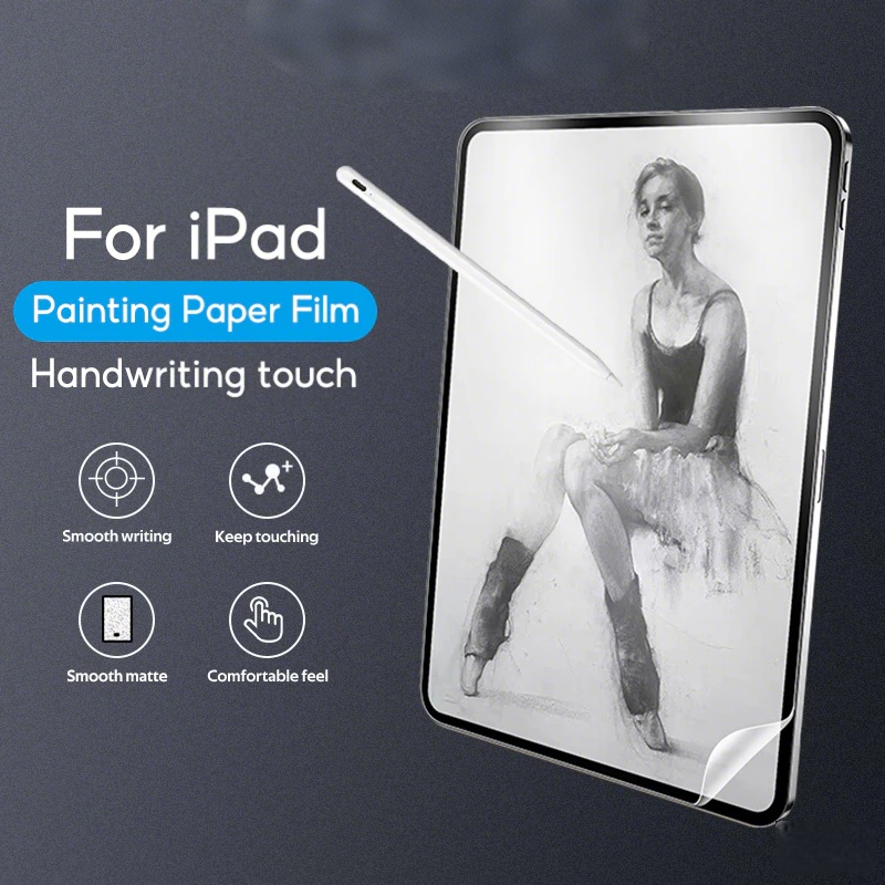 TBTIC Screen Protector Paper-like Film for iPad 10/9/8/7/5/6th Gen Pro ...
