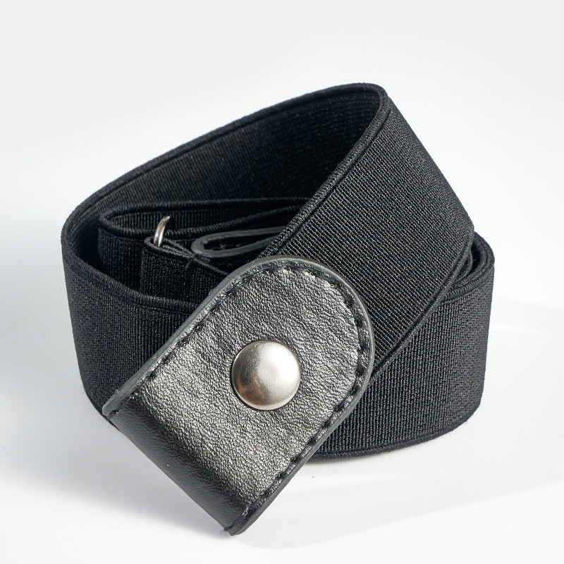 Seamless Invisible Belt No-Clasp Elastic Waistband for Office, Gym ...