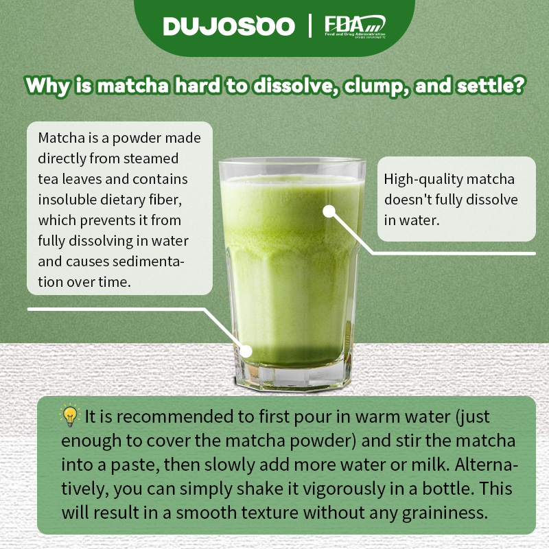 DUJOSOO matcha powder Pure Japanese 100% Matcha Green Tea Instant 2g ...