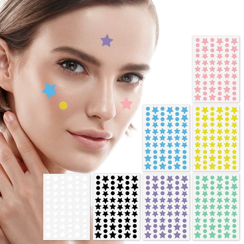 300/600PCS Multi-Color Acne Patches Are Gentle And Non Irritating, And ...