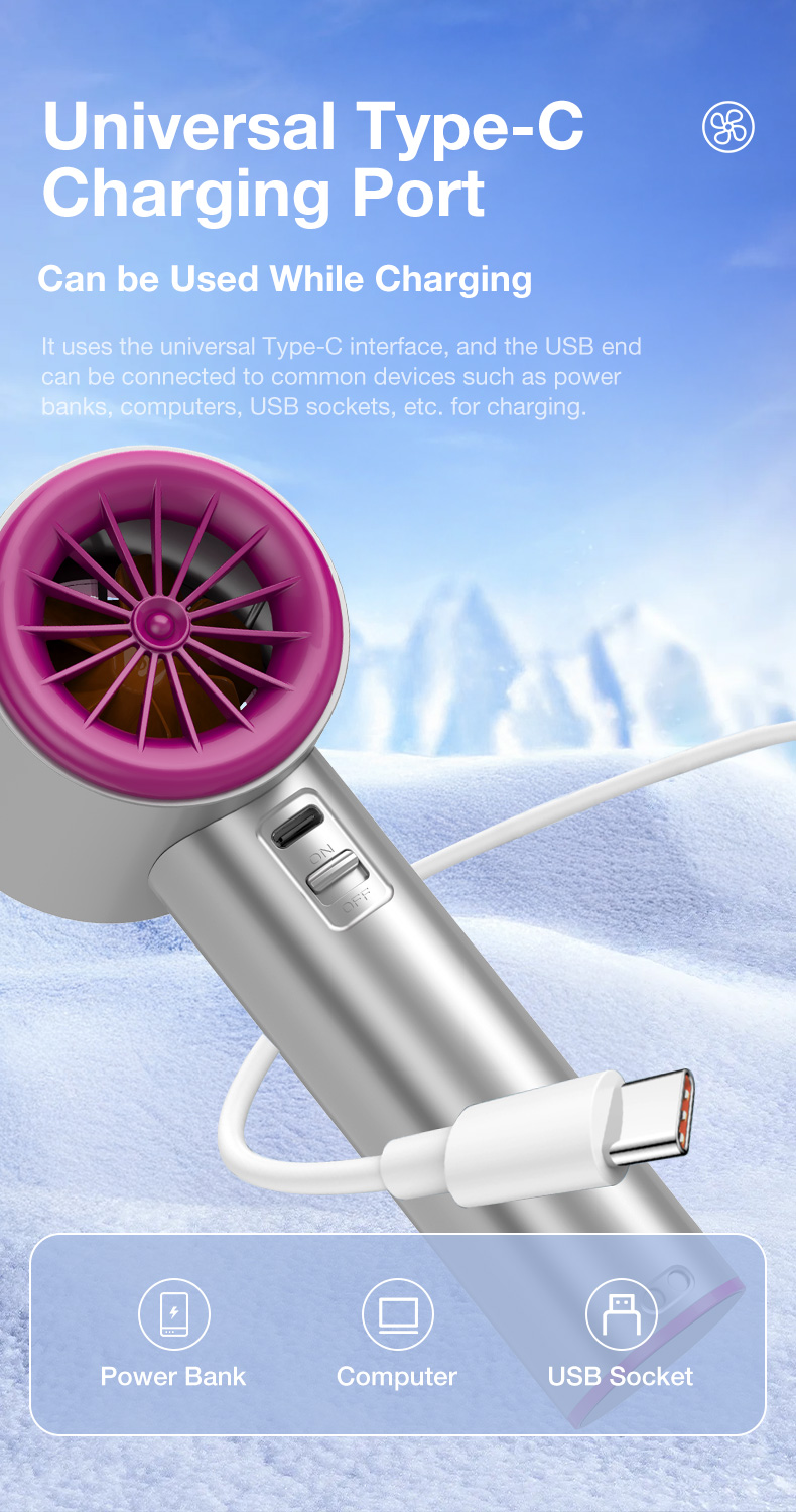 【Buy two get one free fan】Jamay Mini Fan 6000 mAh Turbo Mini Fan ...