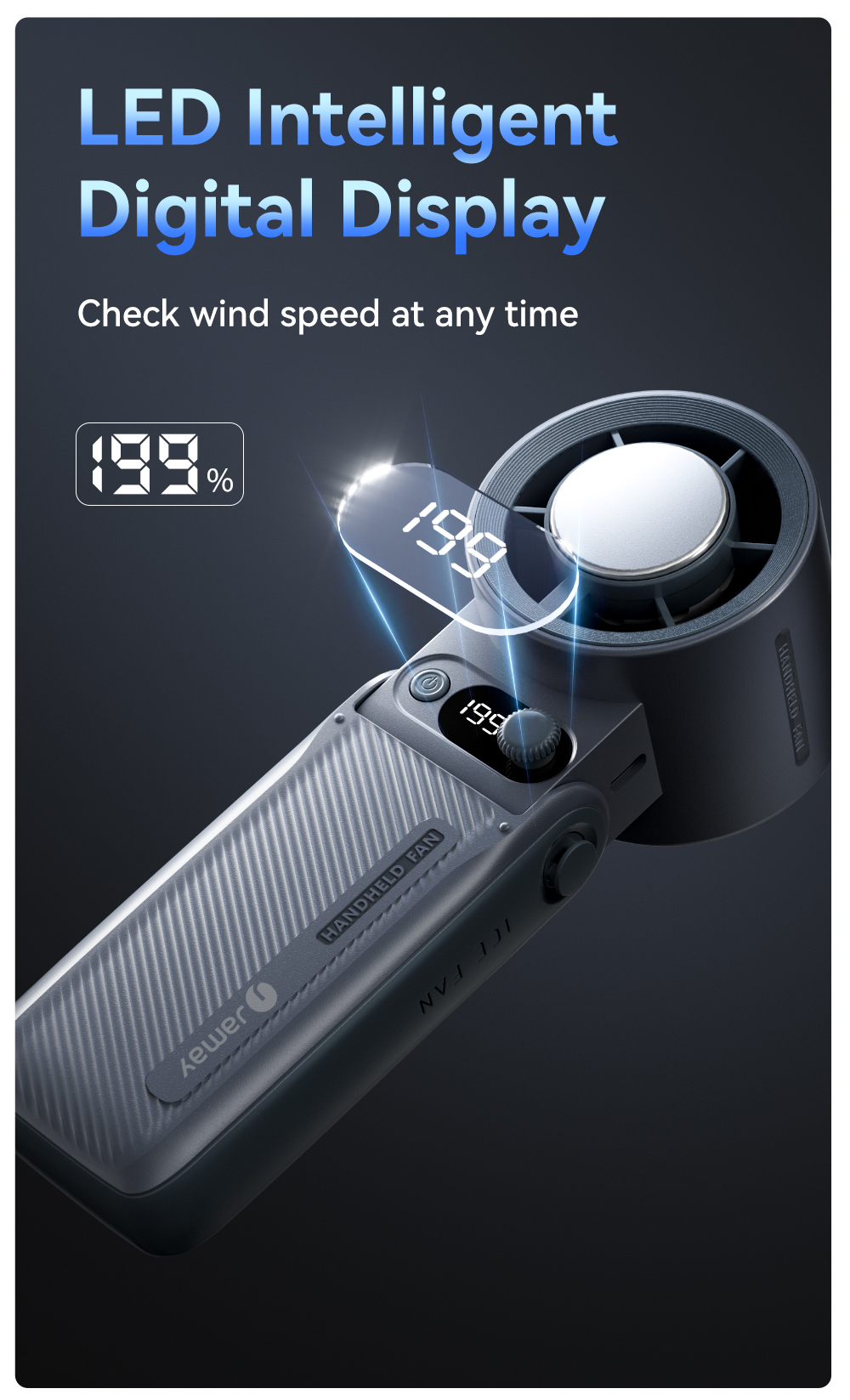 【Buy two get three】Jamay F5 PRO Handheld Fan SuperconductingCooling ...