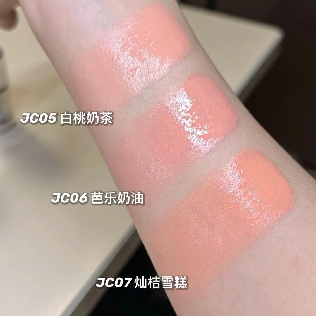 AZTK Frozen Liquid Blush Purple blush 【MINI Blush Puff】Matte Atmosphere ...