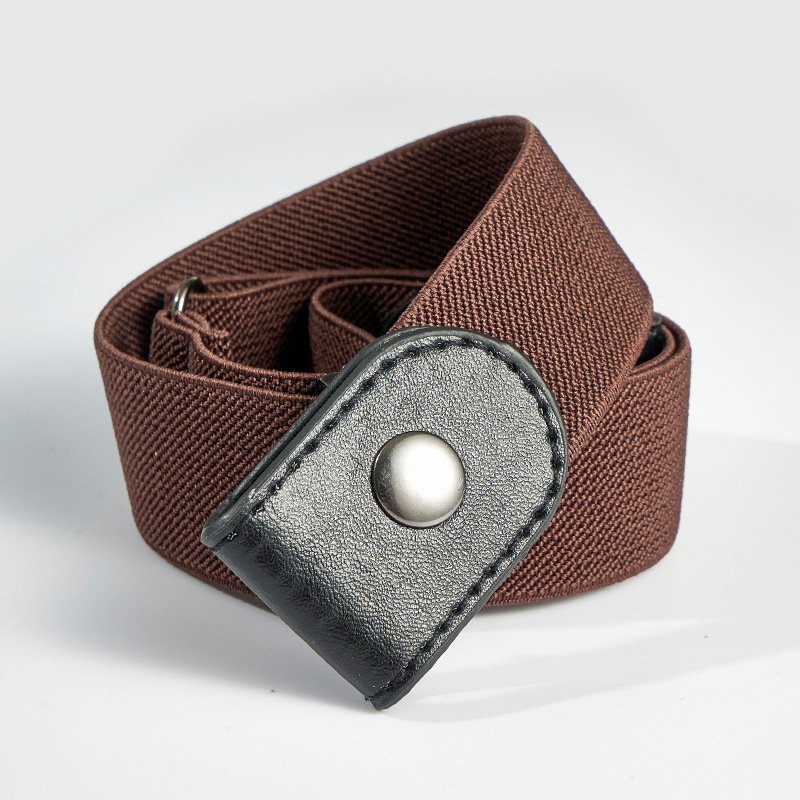 Seamless Invisible Belt No-Clasp Elastic Waistband for Office, Gym ...